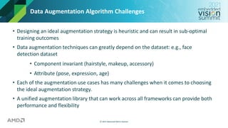 “An Introduction to Data Augmentation Techniques in ML Frameworks,” a Presentation from AMD | PDF