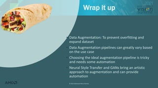 “An Introduction to Data Augmentation Techniques in ML Frameworks,” a Presentation from AMD | PDF