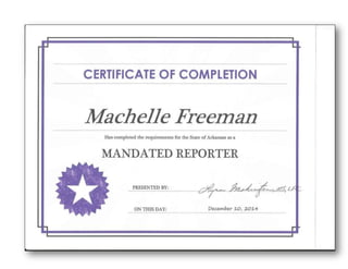 Mandated Reporter | DOCX