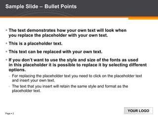 F030 Free Powerpoint Templates | PPT