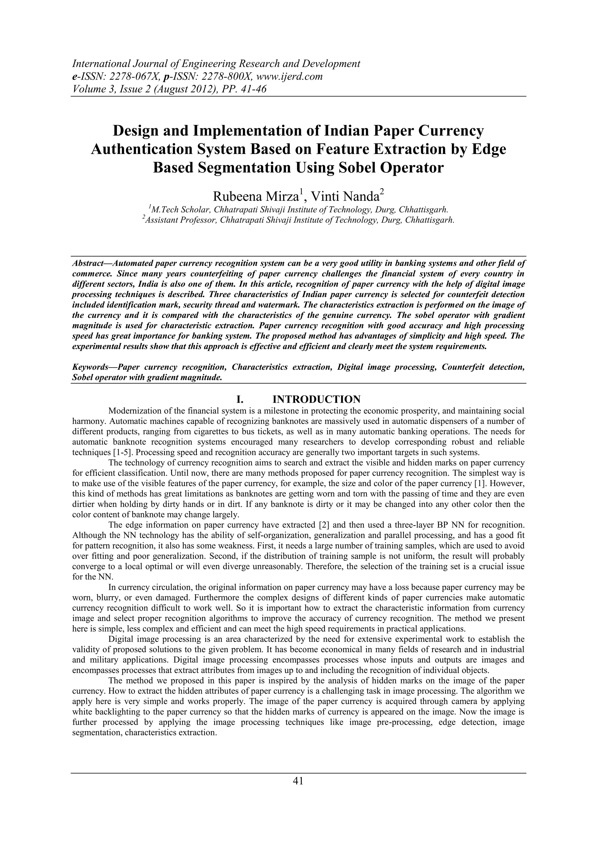 IJERD (www.ijerd.com) International Journal of Engineering Research and ...