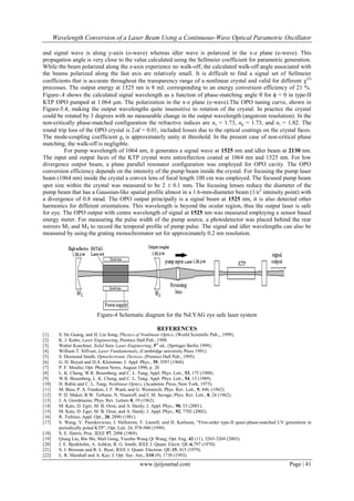 Wavelength Conversion of a Laser Beam Using a Continuous- Wave Optical Parametric Oscillator | PDF