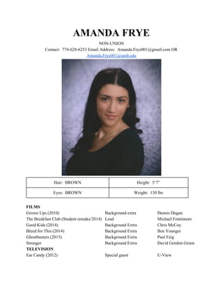 ActingResume | PDF