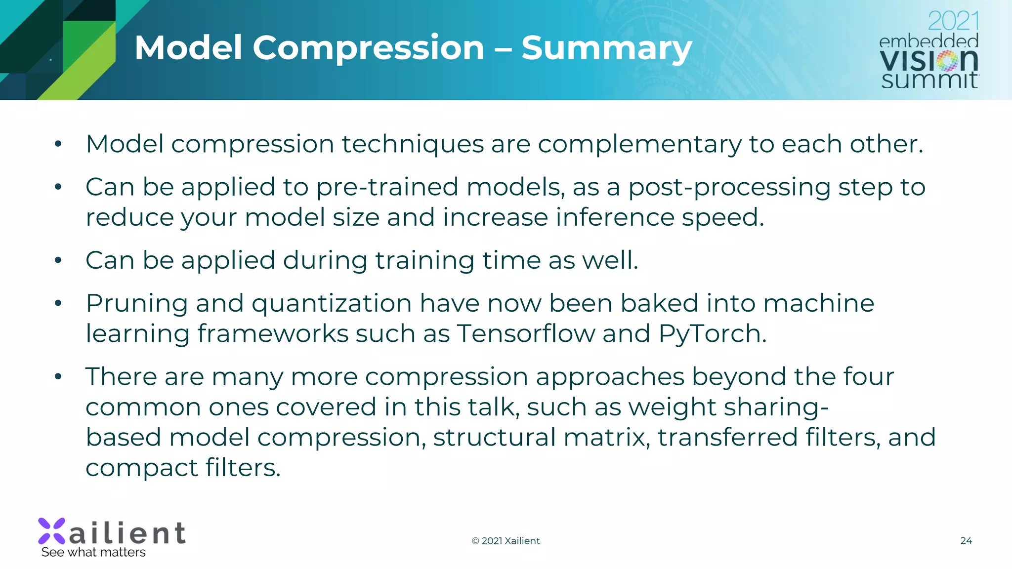 “Introduction to DNN Model Compression Techniques,” a Presentation from ...