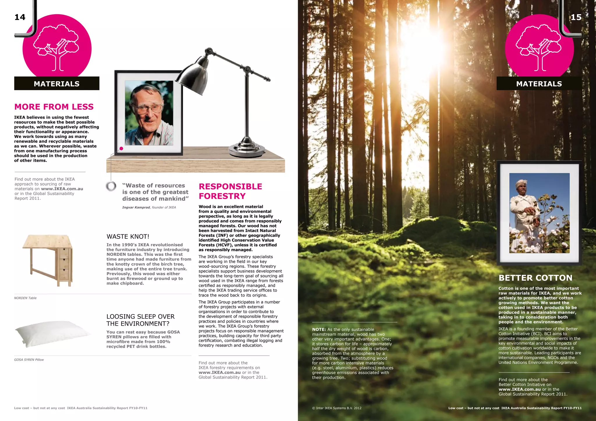 IKEA Sustainability Report 2012 | PDF