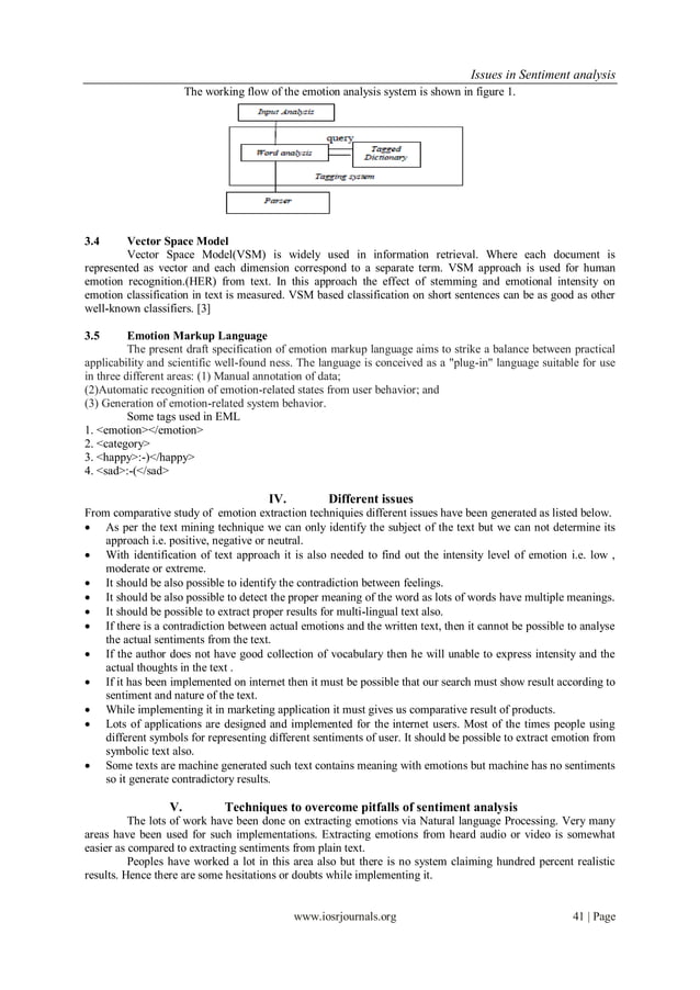 Issues in Sentiment analysis | PDF
