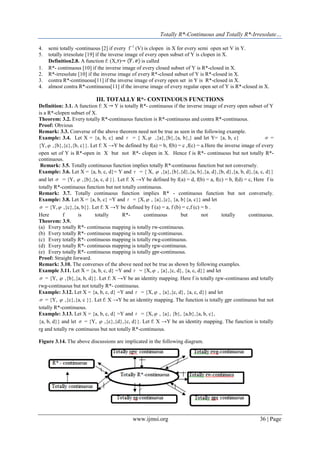 Totally R*-Continuous and Totally R*-Irresolute Functions | PDF