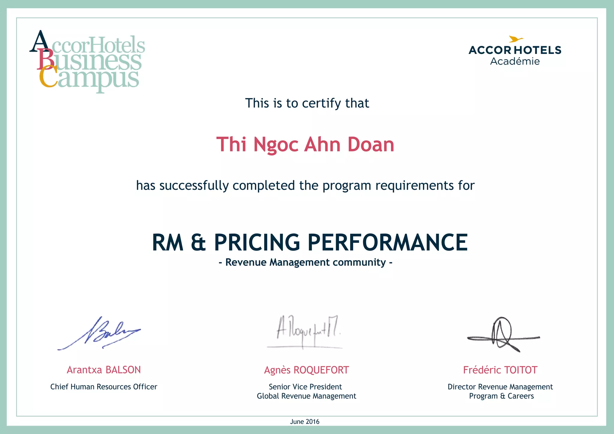 RM Pricing Performance - Thi ngoc Ahn Doan | PDF