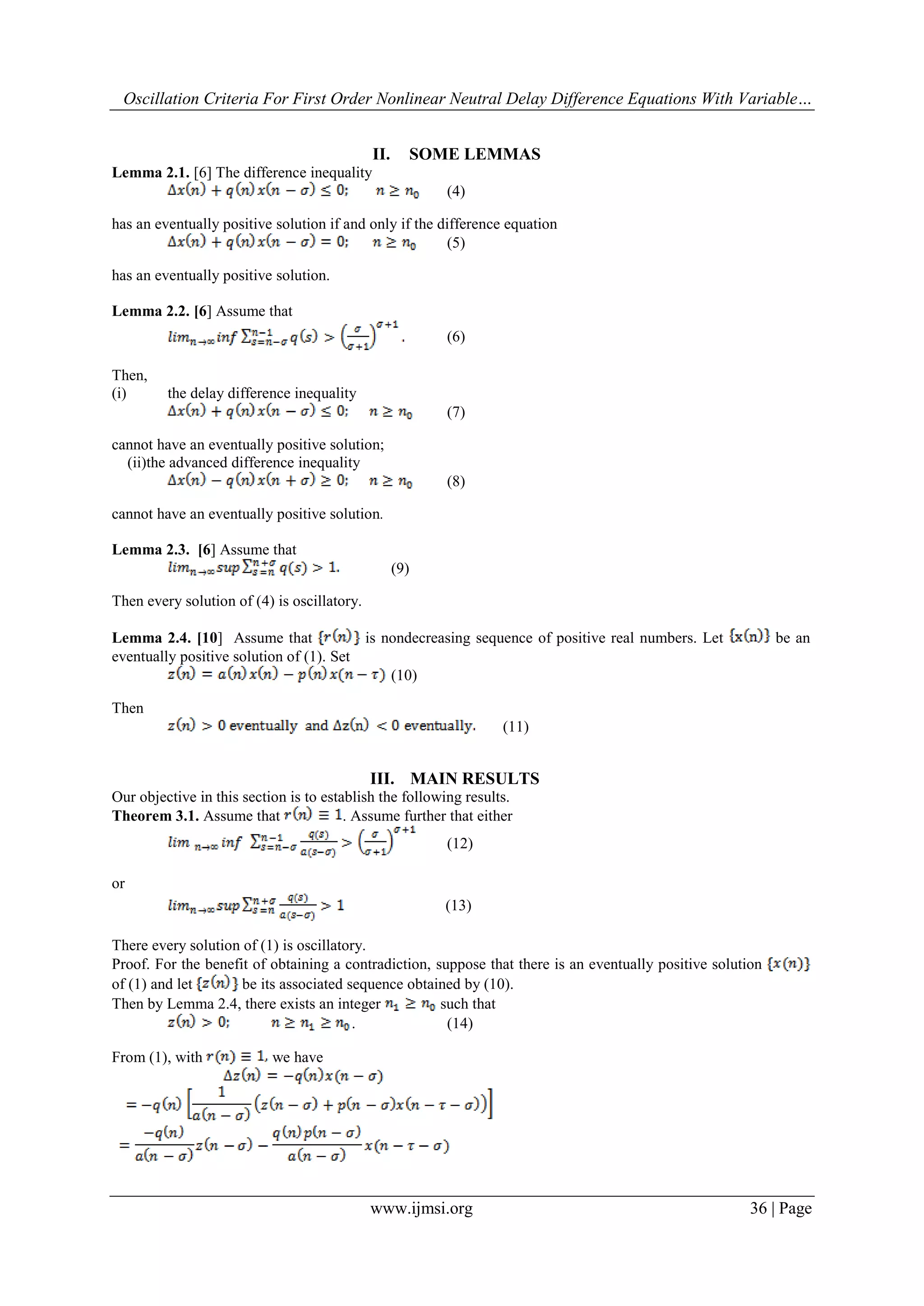 Oscillation Criteria For First Order Nonlinear Neutral Delay Difference Equations With Variable