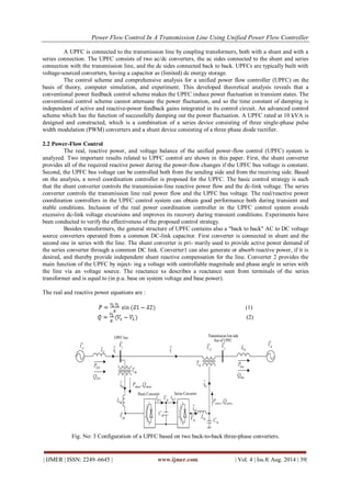 Power Flow Control In A Transmission Line Using Unified Power Flow Controller | PDF