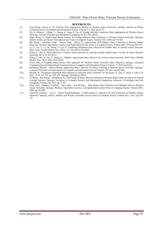Tdtd-Edr: Time Orient Delay Tolerant Density Estimation Technique Based Data Collection In ...