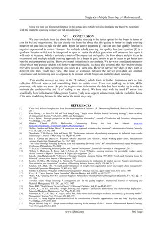 Single Or Multiple Sourcing: A Mathematical Approach To Decision Making ...