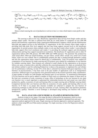 Single Or Multiple Sourcing: A Mathematical Approach To Decision Making ...