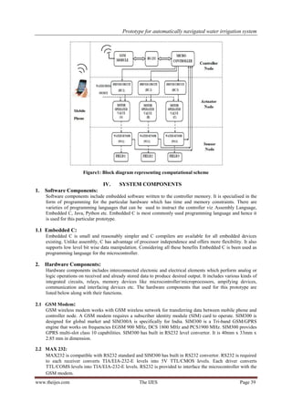 Prototype for automatically navigated water irrigation system | PDF | Agriculture | Industries