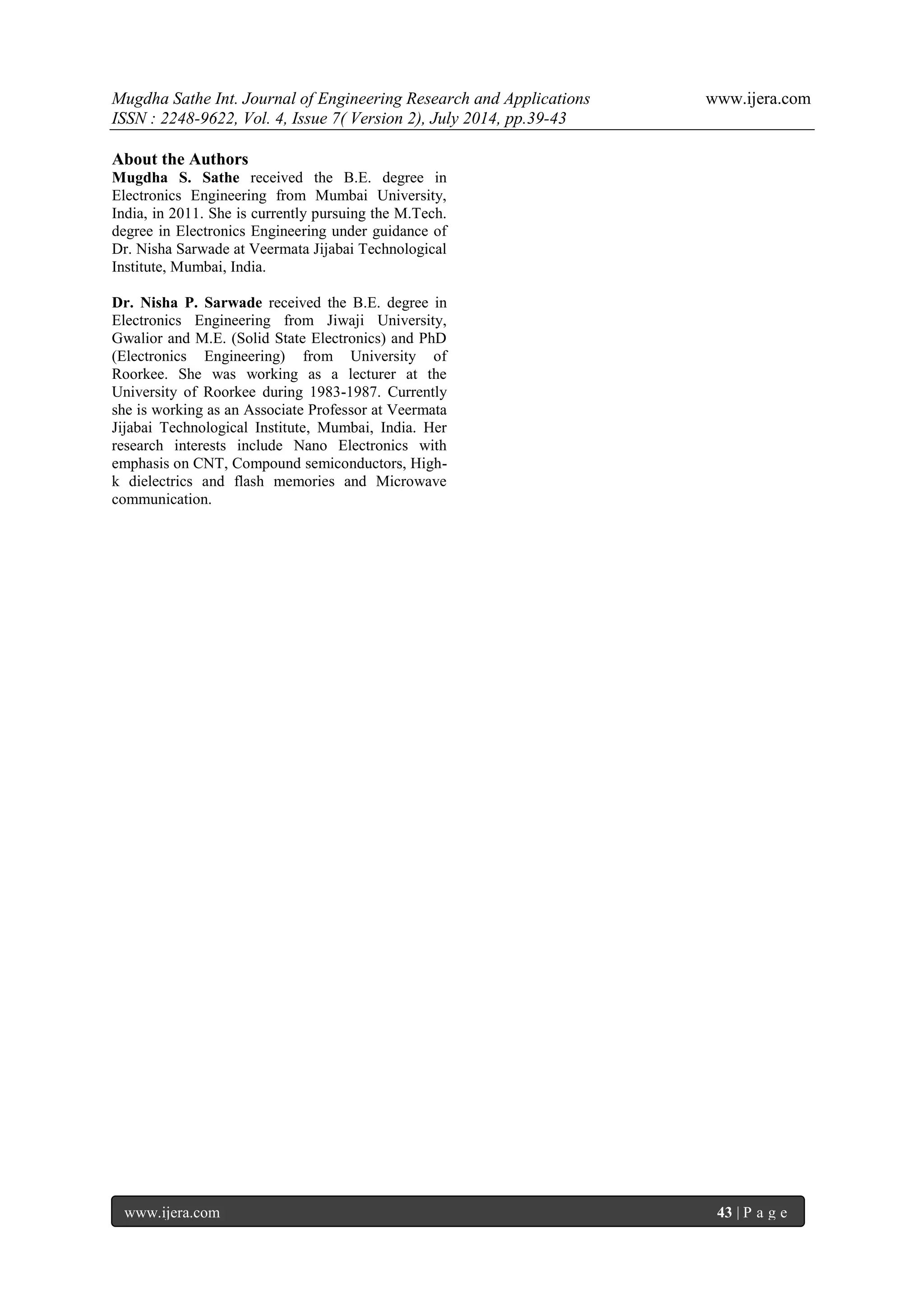 Performance Comparison of CMOS and Finfet Based Circuits At 45nm Technology Using SPICE | PDF