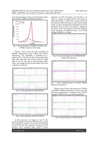 Performance Comparison of CMOS and Finfet Based Circuits At 45nm ...