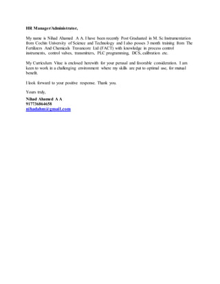 coverletter | PDF