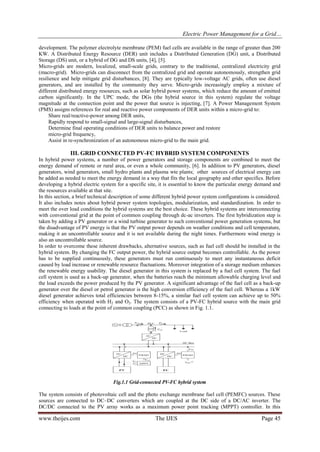 Electric Power Management for a Grid Connected Renewable Energy Sources | PDF