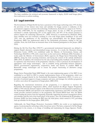 Biogas programmes in Rwanda and Nepal | PDF | Agriculture | Industries