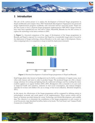 Biogas programmes in Rwanda and Nepal | PDF | Agriculture | Industries