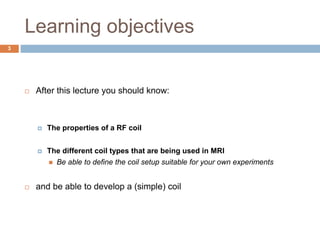 RF Coils invivo NMR course 2014 | PPT