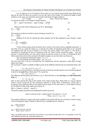 Developing a Programme for Engine Design Calculations of a Commercial ...