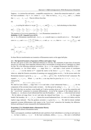 Operator’s Differential geometry with Riemannian Manifolds | PDF | Geography | Science