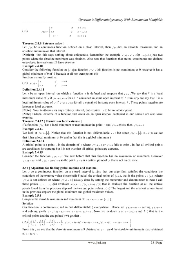Operator’s Differential geometry with Riemannian Manifolds | PDF | Geography | Science