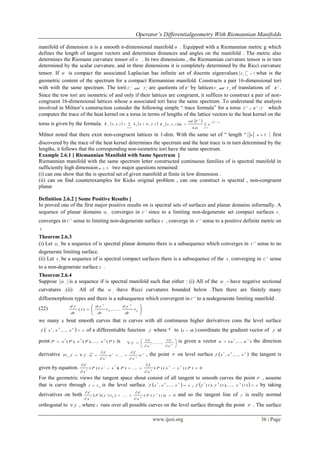 Operator’s Differential geometry with Riemannian Manifolds | PDF | Geography | Science