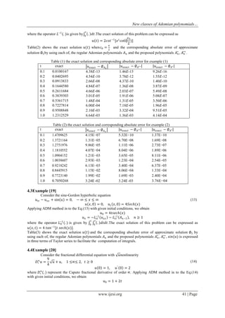New classes of Adomian polynomials for the Adomian decomposition method | PDF
