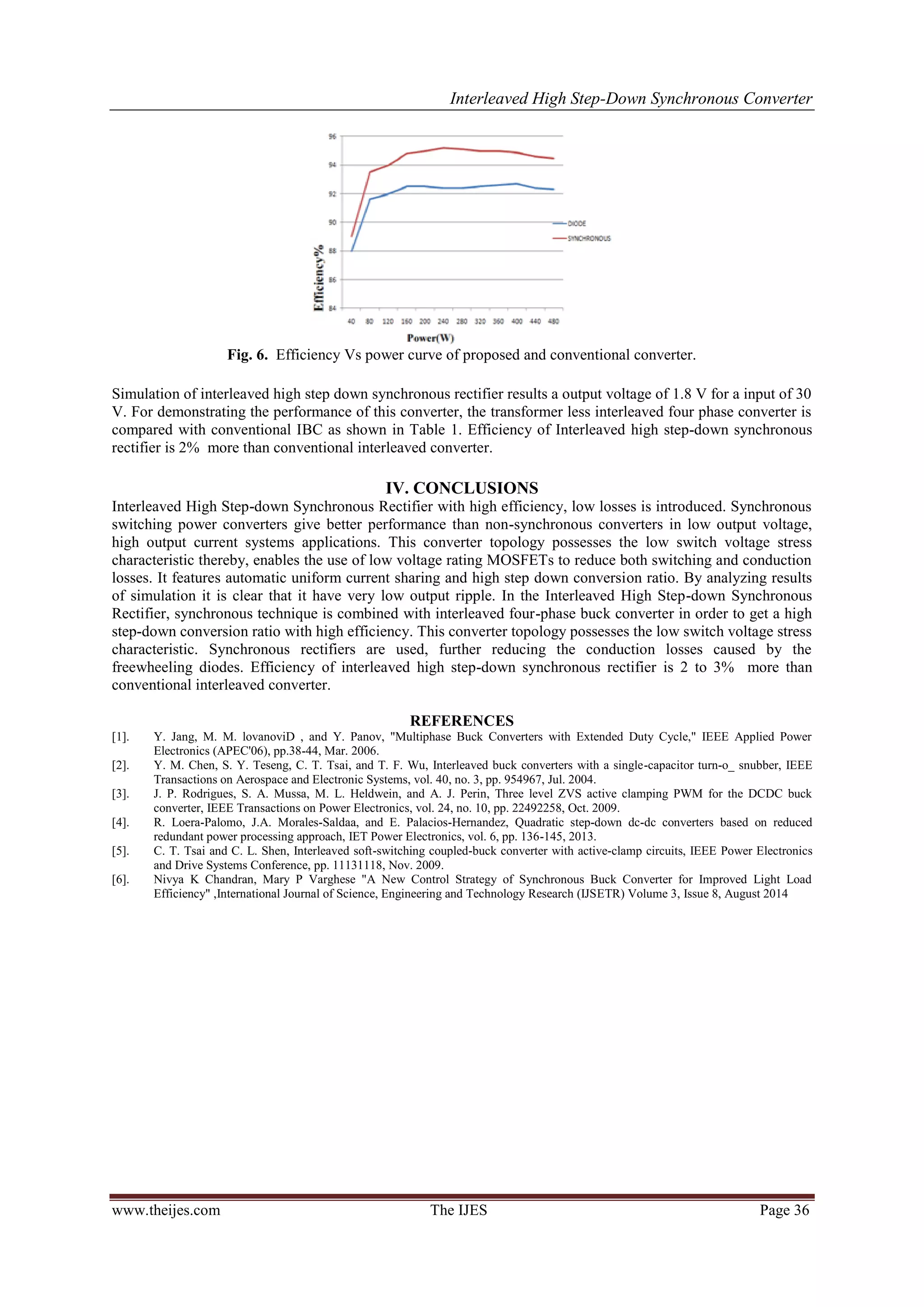 Interleaved High Step-Down Synchronous Converter | PDF