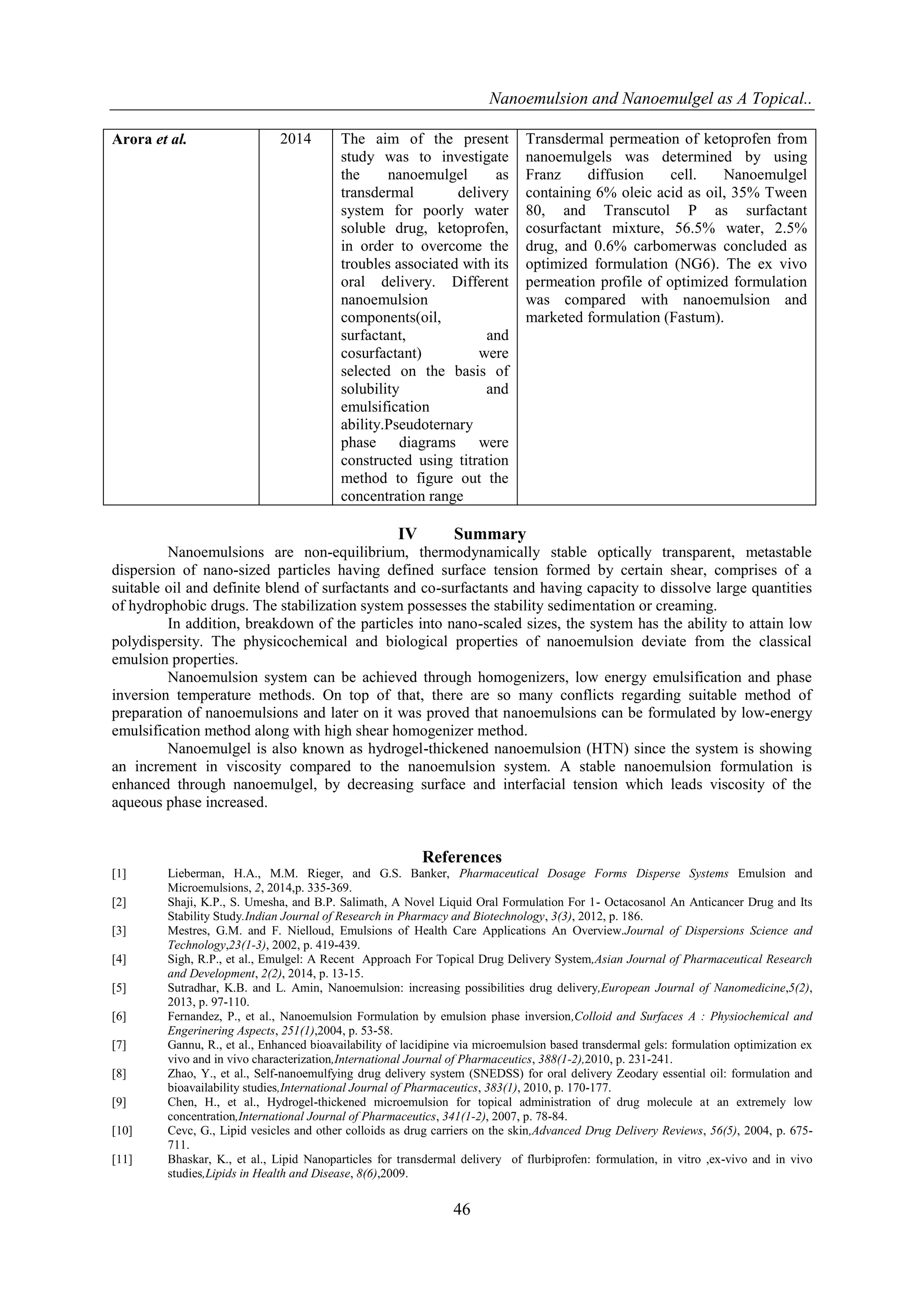 Nanoemulsion and Nanoemulgel as a Topical Formulation | PDF
