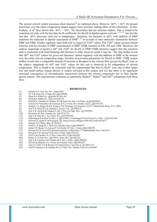 A Study Of Activation Parameters For Viscous Flow Process Of Tetrabutyl ...