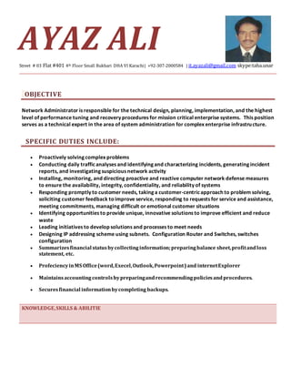 Ayaz CV | PDF