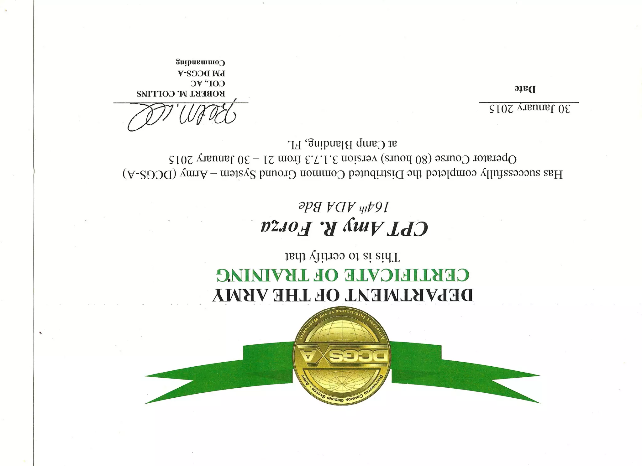 DCGS Certificate | PDF