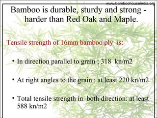 Bamboo Prefabricated Housing | PPT