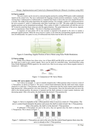 Design, Implementation and Control of a Humanoid Robot for Obstacle ...