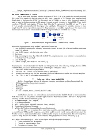 Design, Implementation and Control of a Humanoid Robot for Obstacle Avoidance using 8051 ...