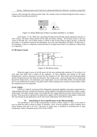 Design, Implementation and Control of a Humanoid Robot for Obstacle ...