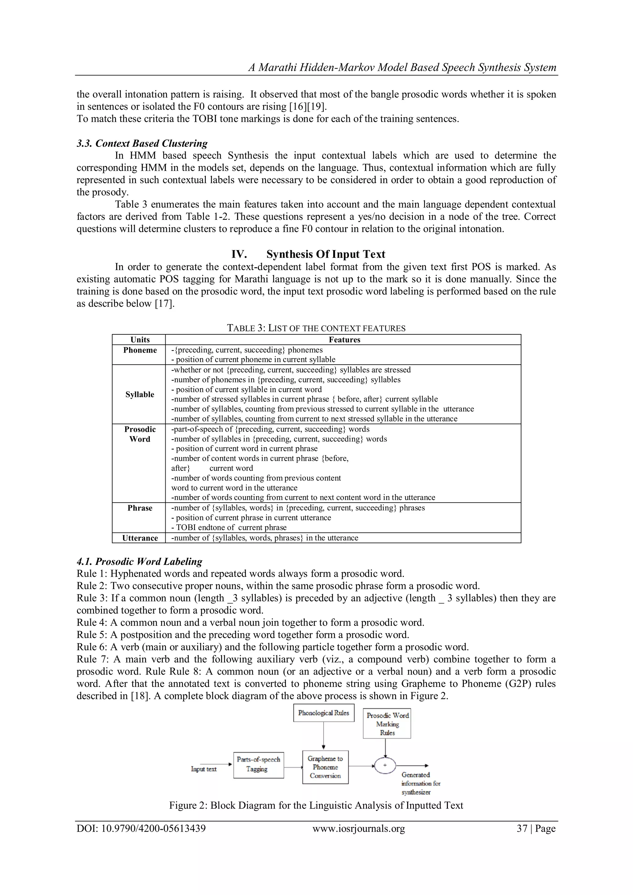 A Marathi Hidden-Markov Model Based Speech Synthesis System | PDF | Digital Audio | Computer ...