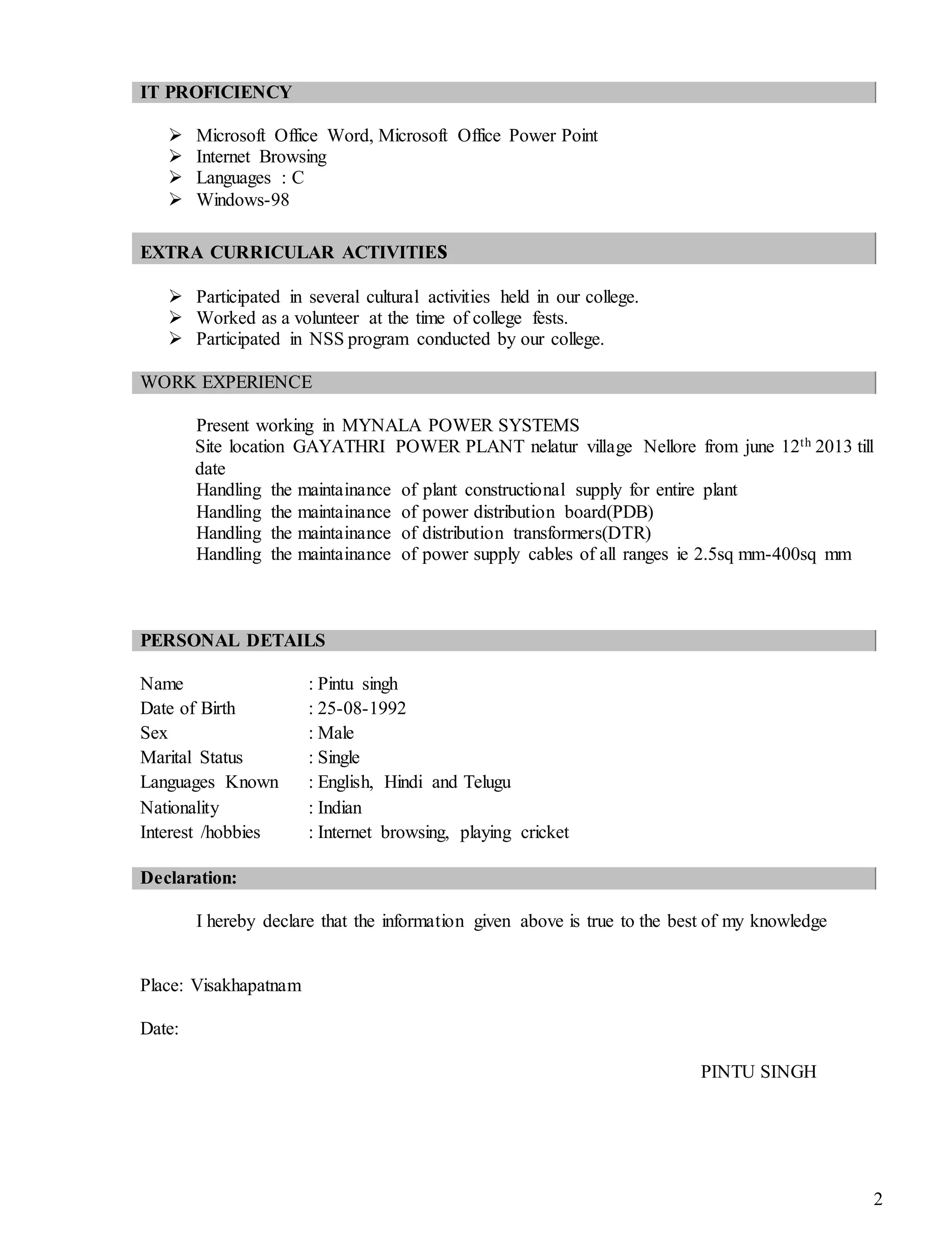 PINTU RESUME | PDF