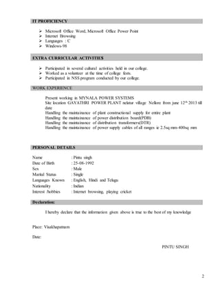 PINTU RESUME | DOCX
