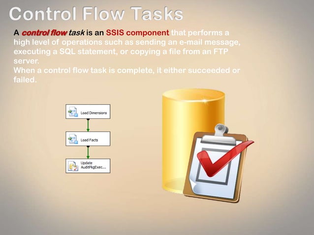 SSIS control flow | PPT