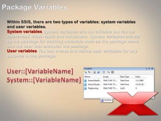 SSIS control flow | PPT