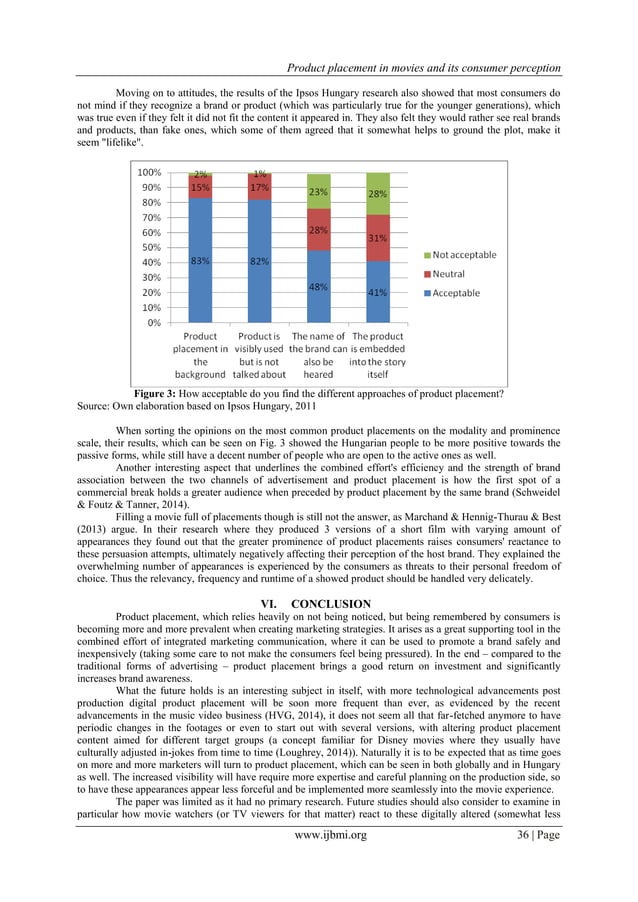 Product placement in movies and its consumer perception | PDF