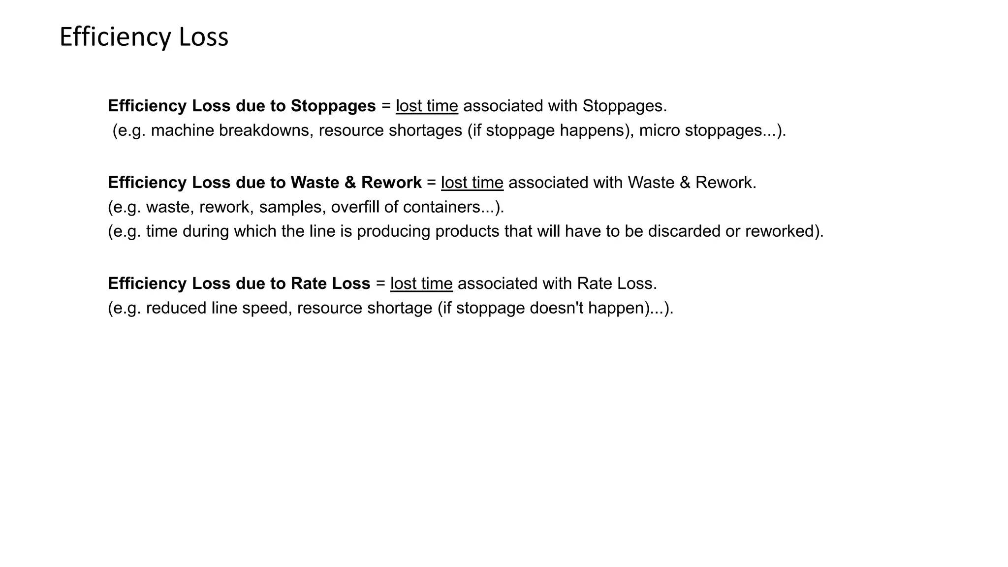 Manufacturing Efficiency and Performance Calculation | PPTX | Business ...