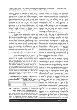 MIMO Systems for Military Communication/Applications. | PDF