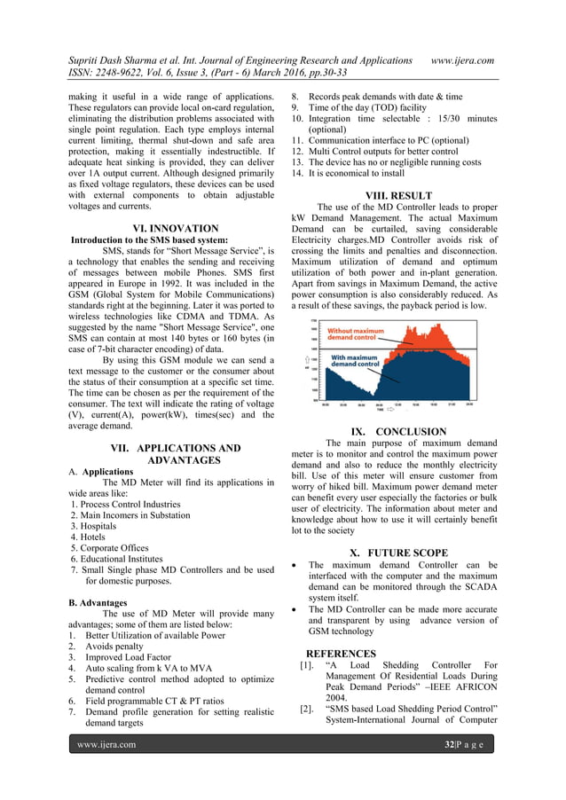 Managementof Loads Using Maximum Demand Meter For Commercial Sector At ...