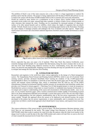 Design of Early Flood Warning System | PDF