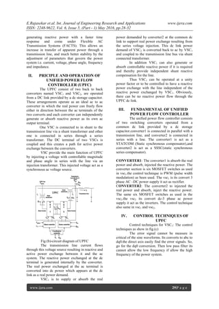 Augmentation of Real & Reactive Power in Grid by Unified Power Flow Controller | PDF